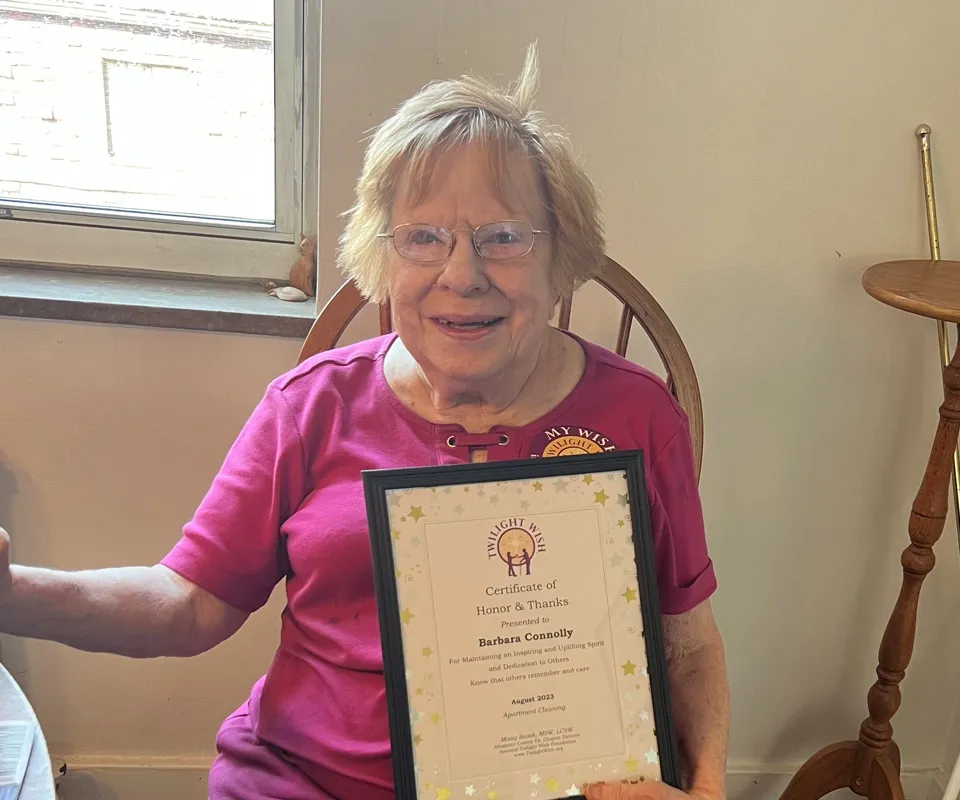 Barbara C., 85, Pittsburgh, PA - Twilight Wish Foundation